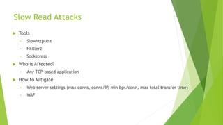 Web - Resource Exhaustion Attacks | PPTX