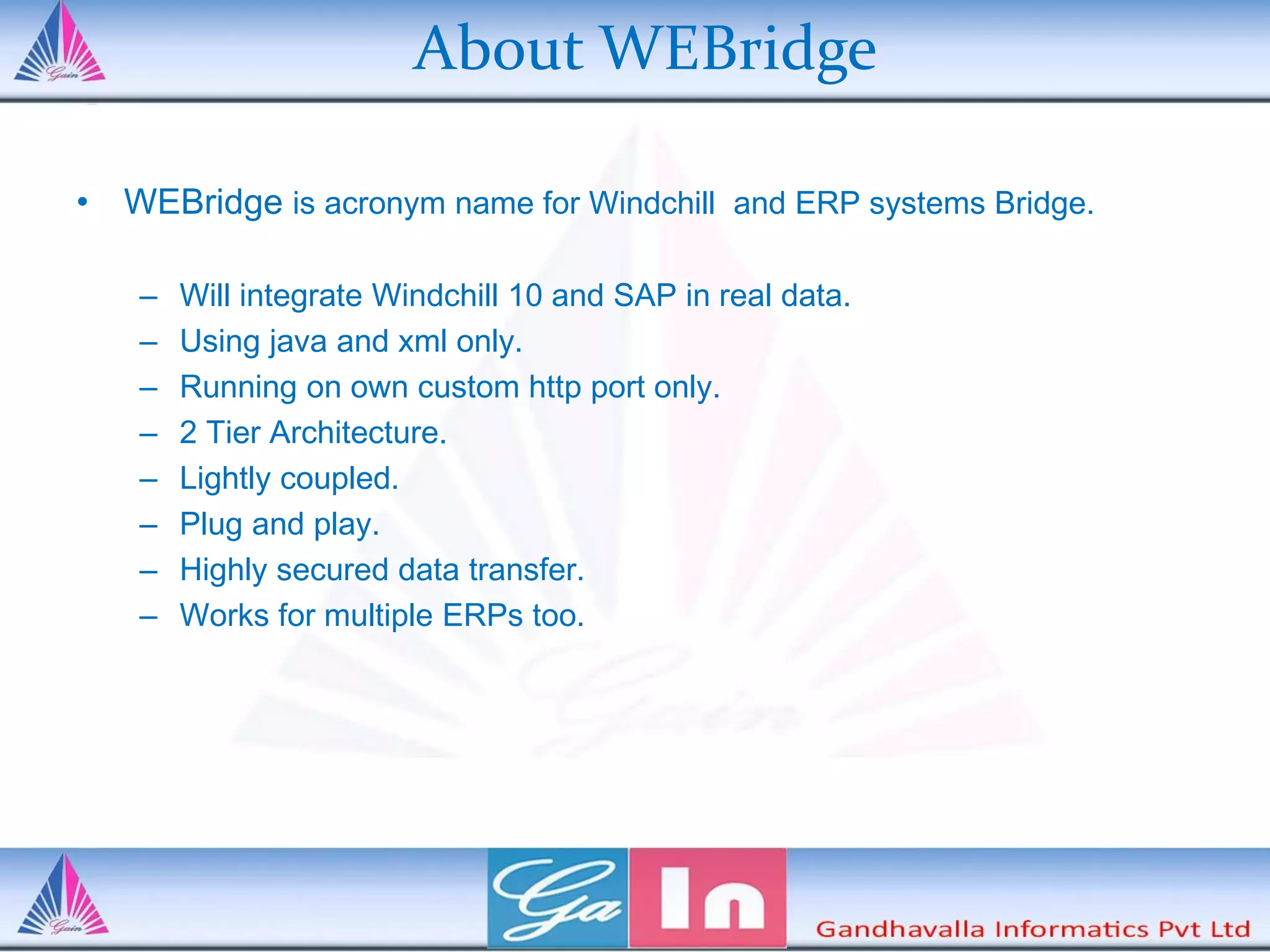 WEBridge 4 SAP ( Windchill and SAP Integration) | PDF