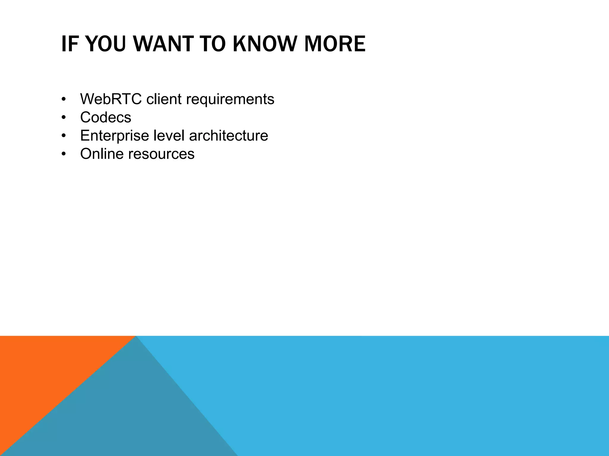 WebRTC introduction | PPT