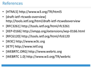 WebRTC presentation | PPTX