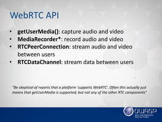[Wroclaw #4] WebRTC & security: 101 | PPT