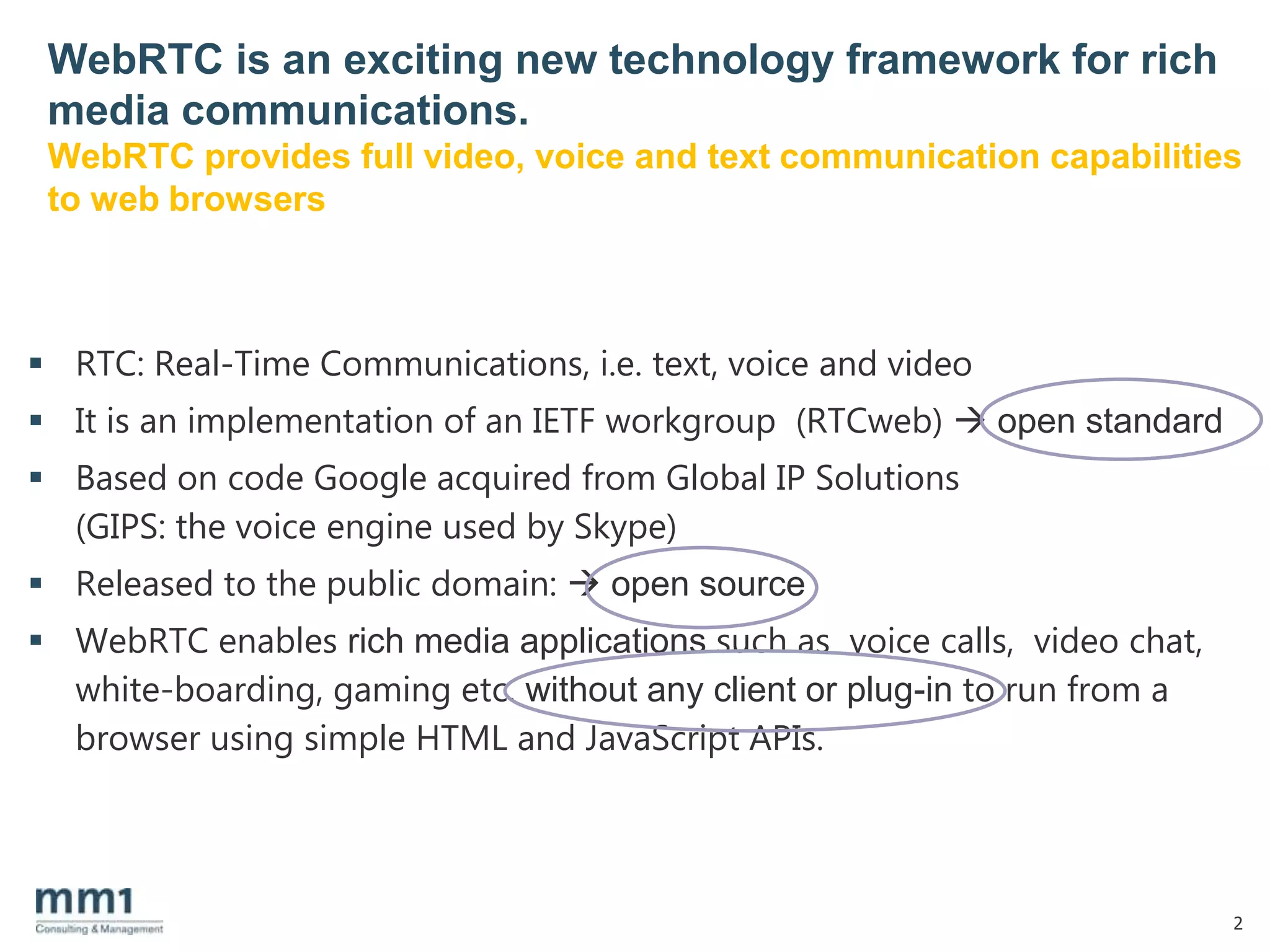 Webrtc An Introduction Ppt