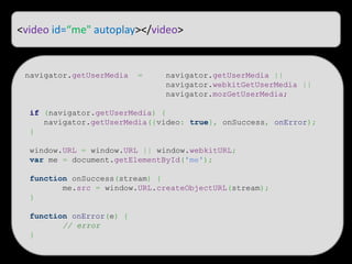 Web rtc, Media stream, Peer connection, Setting up STUN and TURN on Linux and Windows | PPT