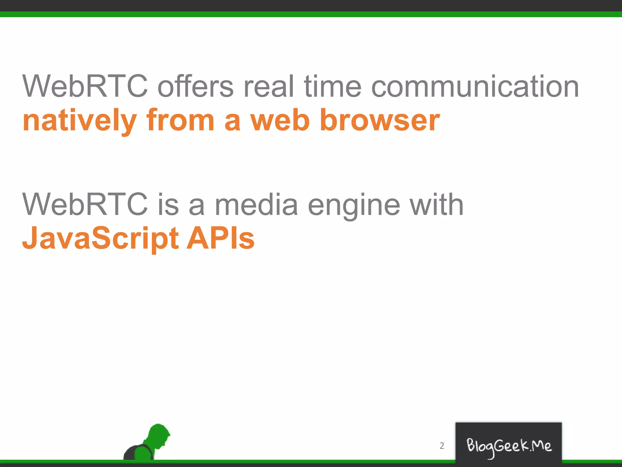 WebRTC in the Real World | PDF