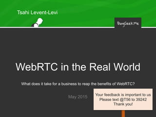 WebRTC in the Real World | PDF