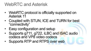 WebRTC & Asterisk 11 | PPTX