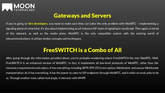 WebRTC And FreeSWITCH – What This Combination Means? | PPT
