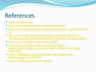 Webrtc and tokbox | PPTX