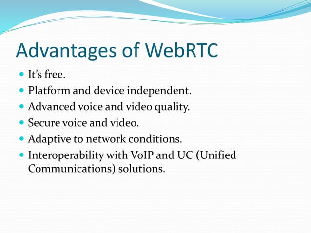 Webrtc and tokbox | PPT