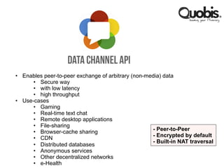 WebRTC DataChannels demystified | PPT