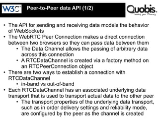 WebRTC DataChannels demystified | PPT