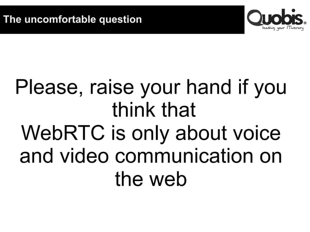 WebRTC DataChannels demystified | PPT