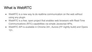 WebRTC in action | PPT