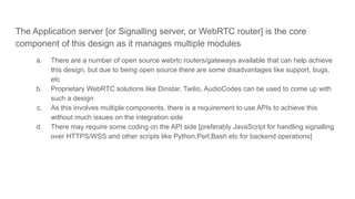 WebRTC Infrastructure Design | PPT