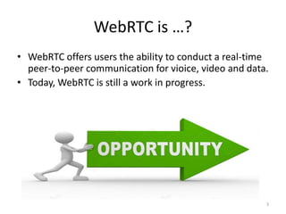 WebRTC overview | PPTX