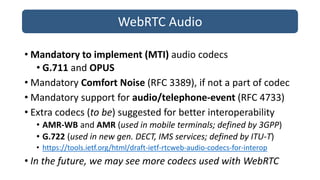 WebRTC. Yet Another Overview, for IT Technicians. | PPT