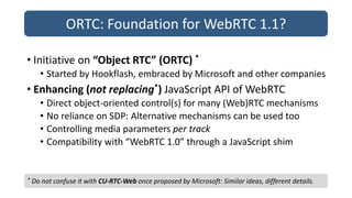 WebRTC. Yet Another Overview, for IT Technicians. | PPT