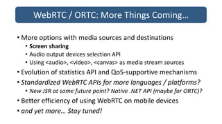 WebRTC. Yet Another Overview, for IT Technicians. | PPT
