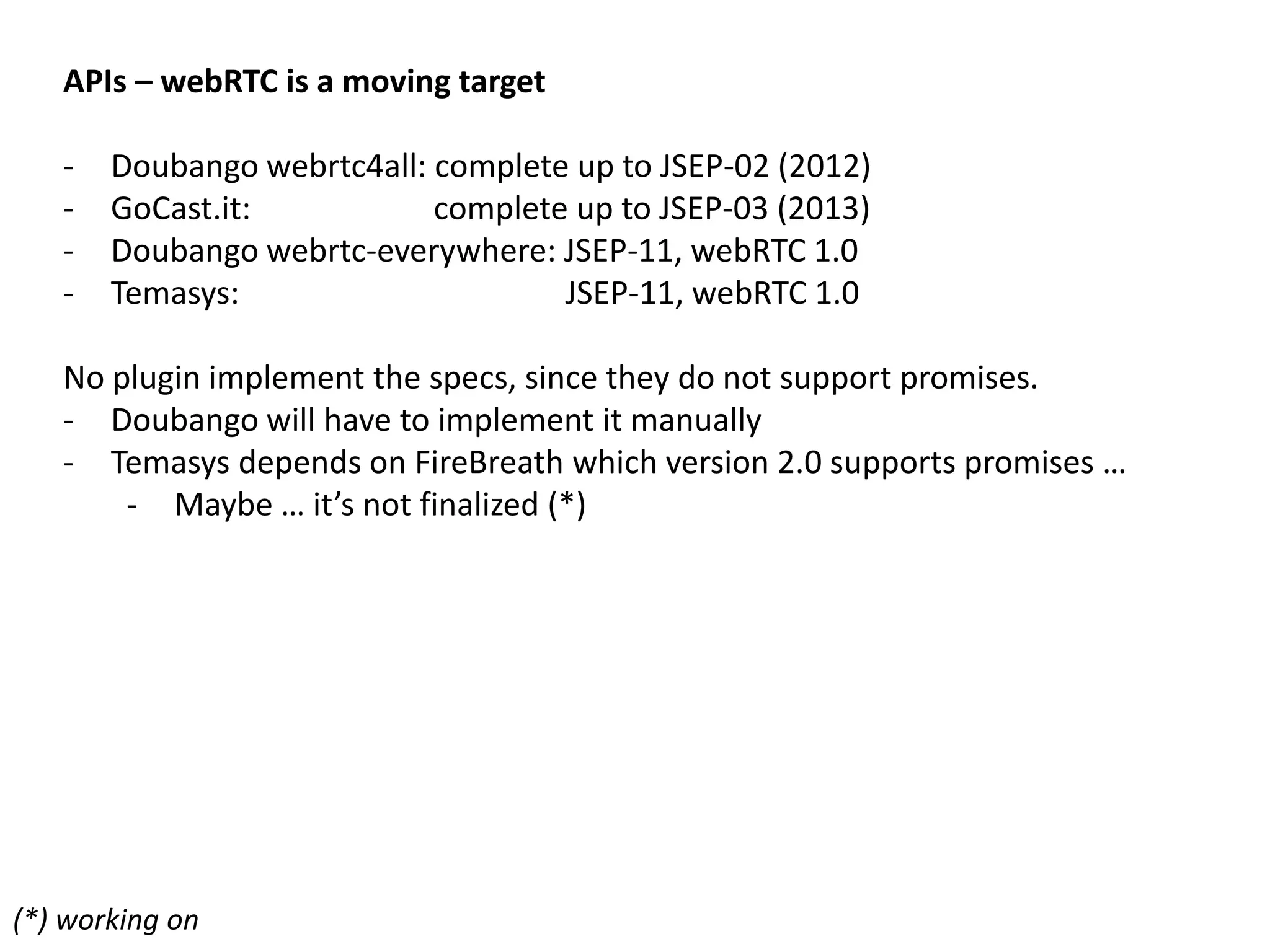 Webrtc plugins for Desktop Browsers | PPTX