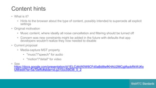 WebRTC Standards & Implementation Q&A - The Future is Now2! | PPT