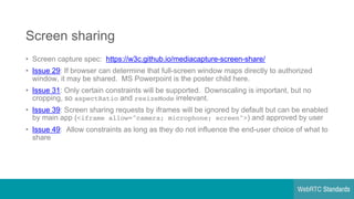 WebRTC Standards & Implementation Q&A - The Future is Now2! | PPT