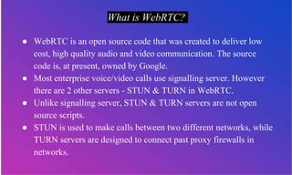Integrate WebRTC Voice / Video Call App Using Contus Fly | PPT