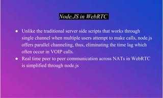 Integrate WebRTC Voice / Video Call App Using Contus Fly | PPT