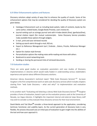 Evaluation of Web Scale Discovery Services | PDF