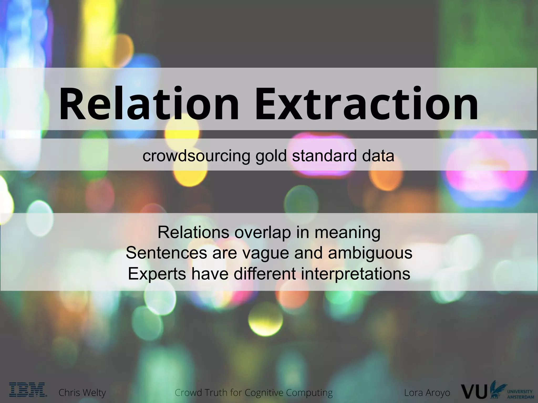 WebSci2013 Harnessing Disagreement in Crowdsourcing | PPT