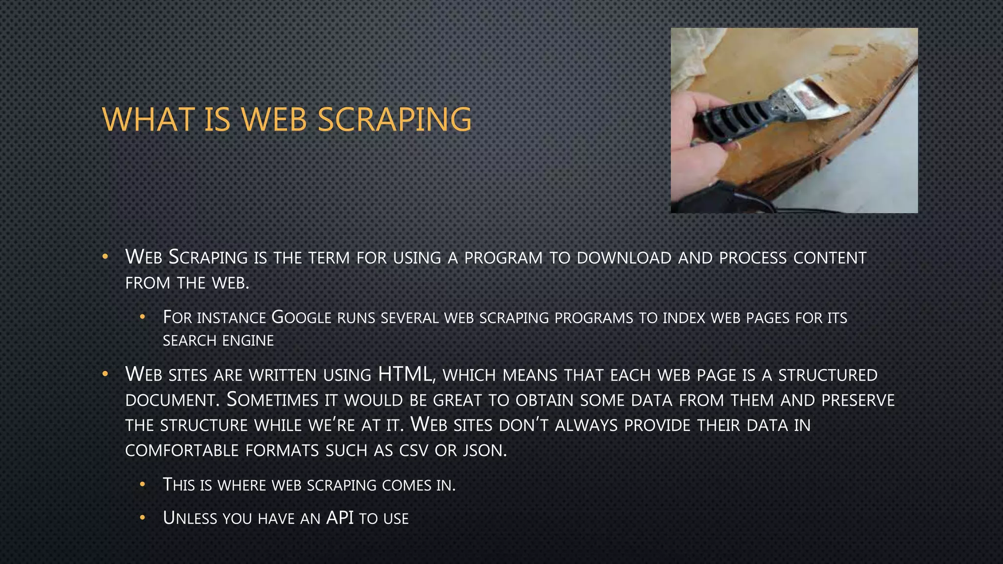 Web Scraping | PPTX