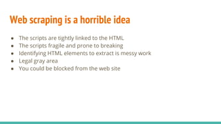 Web scraping | PPTX