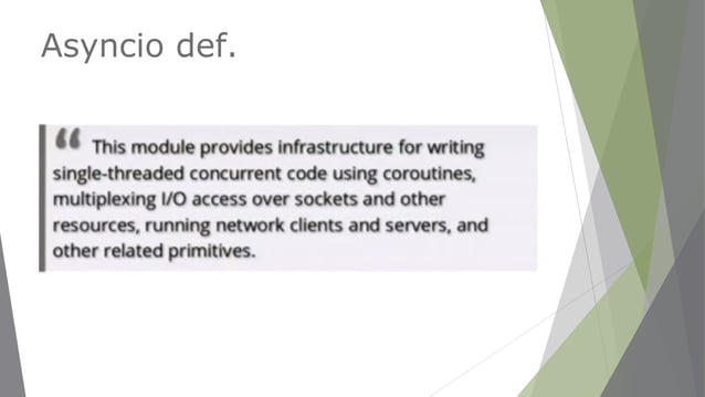 Webscraping with asyncio | PPT