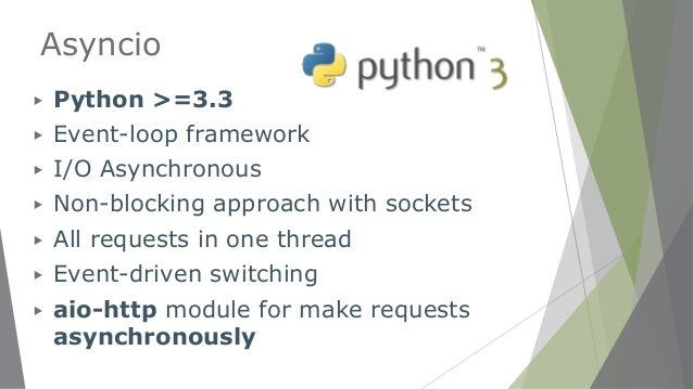 Webscraping with asyncio Webscraping with asyncio