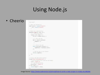 Web scraping & browser automation | PPT