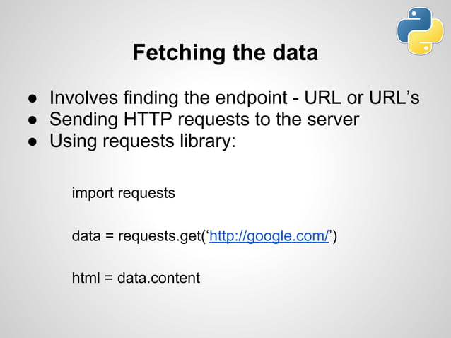 Web scraping in python | PDF | Web Design and HTML | Internet