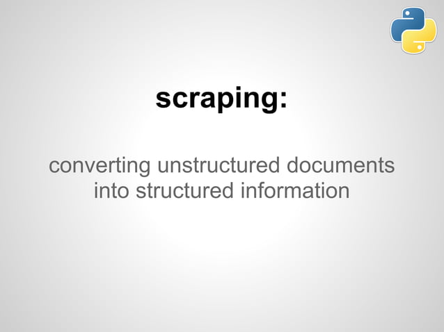 Web scraping in python | PDF | Web Design and HTML | Internet