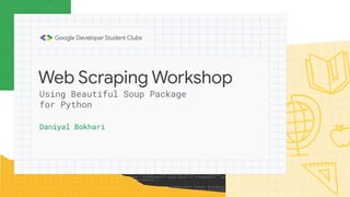 Web Scraping Workshop | PDF