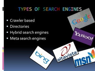 Web search Technologies | PPTX
