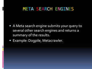 Web search Technologies | PPTX