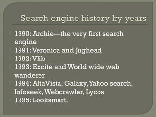 Web search engine | PPT