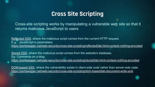 Web Exploitation Security | PPTX