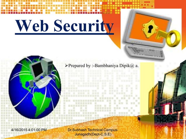 Web Security | PPTX