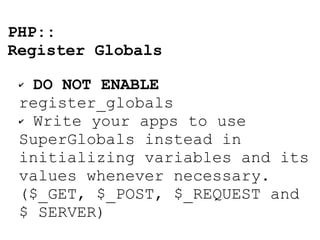 Web Application Security | PPT