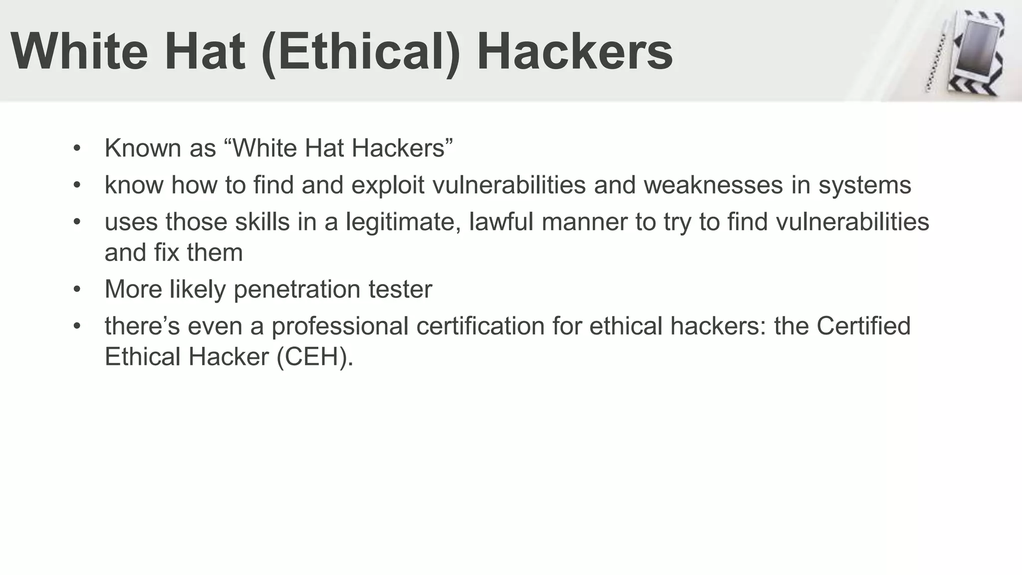 Cybercrimes and Cybercriminals | PPTX