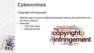 Cybercrimes and Cybercriminals | PPTX