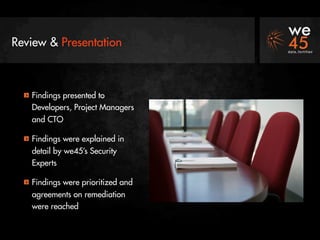 Security Code Review Case Study - we45 | PPT