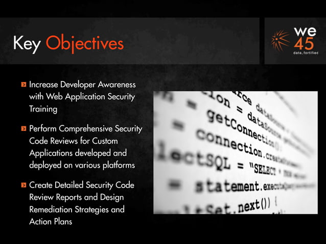 Security Code Review Case Study - we45 | PPT