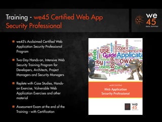 Security Code Review Case Study - we45 | PPT