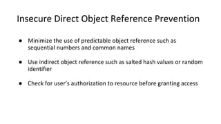 Web security for developers | PPT | Free Download