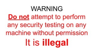 Web security for developers | PPT